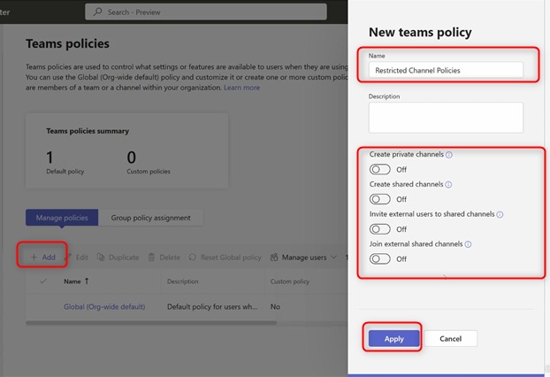 How to Manage Teams Channel Policies in Microsoft Teams